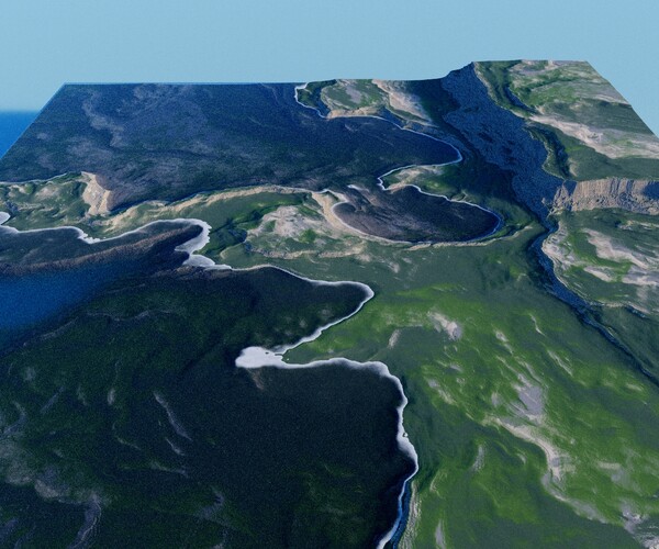 ArtStation - Terrain Collection - 02 Riff-01 | Game Assets