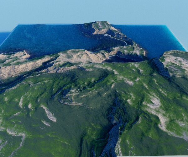 ArtStation - Terrain Collection - 02 Riff-01 | Game Assets