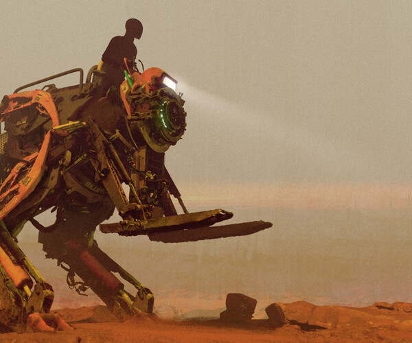 ArtStation - Mech Machine 3D Concept Art Tutorial + 3D Kit Included ...