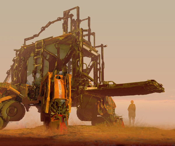 ArtStation - Mech Machine 3D Concept Art Tutorial + 3D Kit Included ...