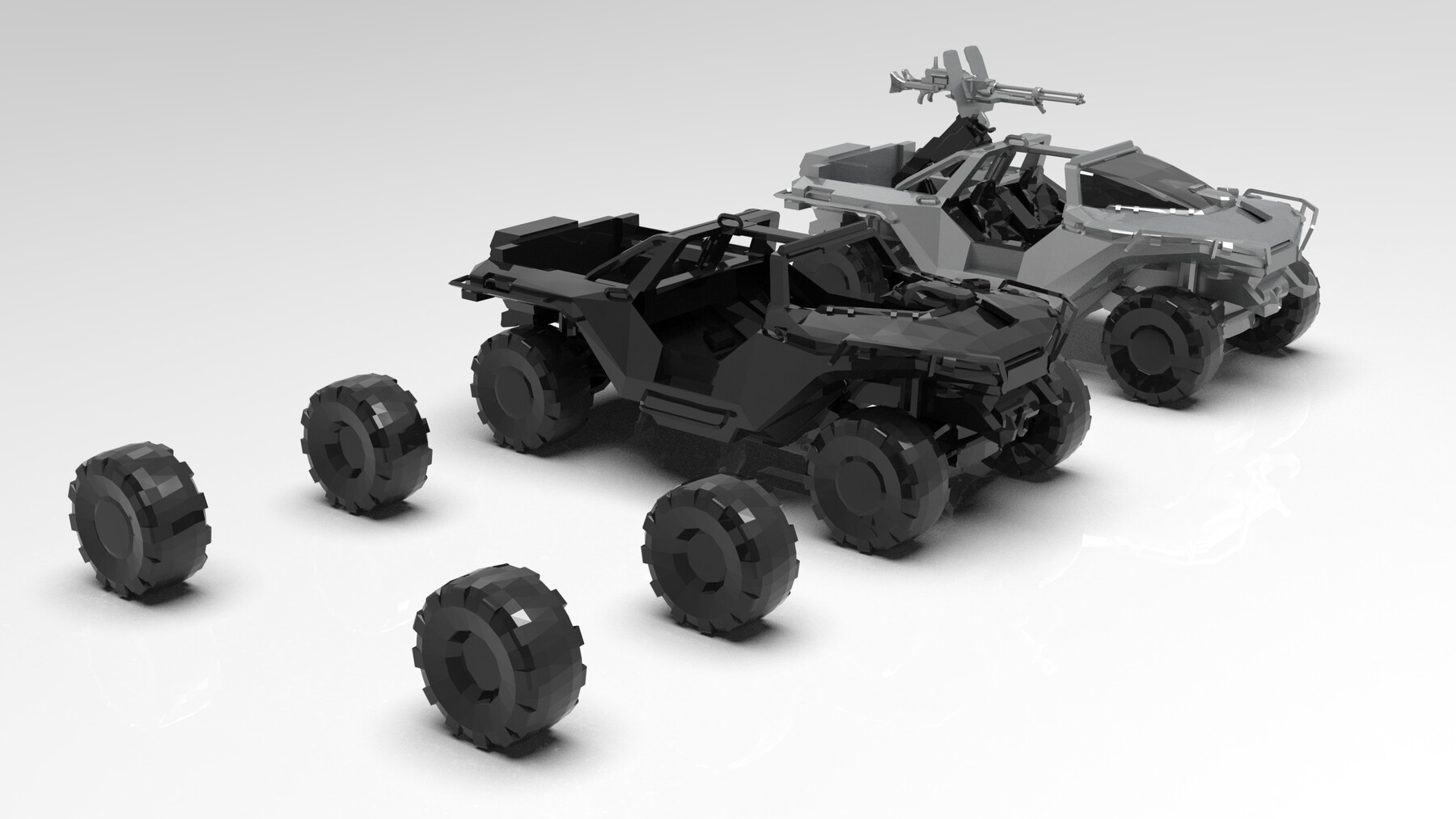 ArtStation - UNSC WARTHOG | Game Assets