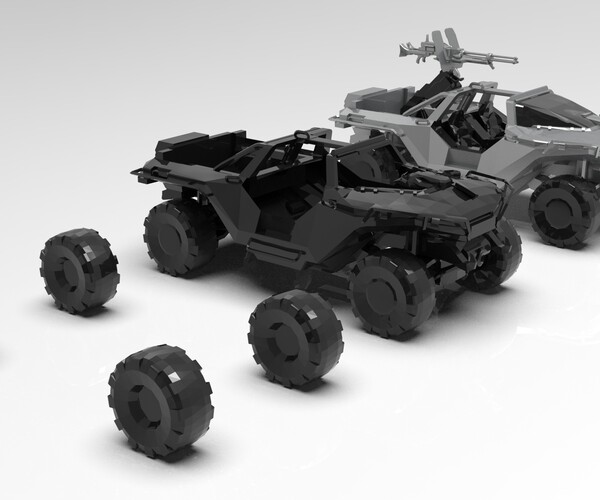 ArtStation - UNSC WARTHOG | Game Assets