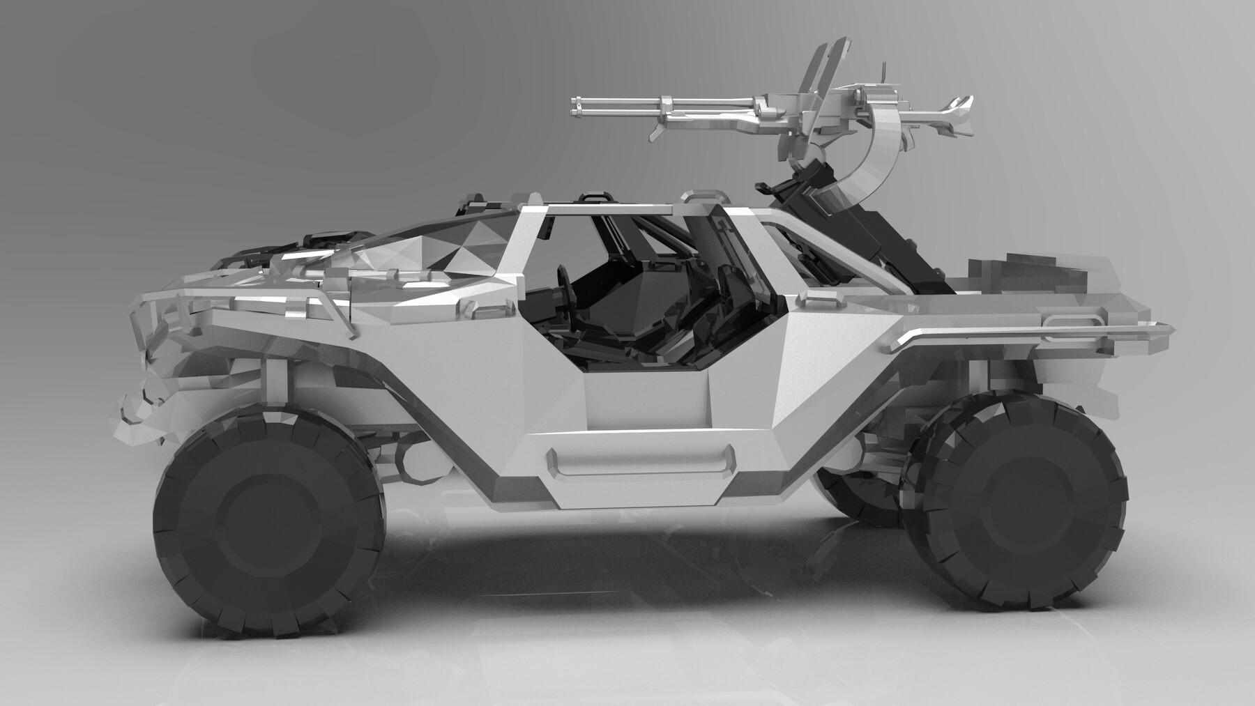 ArtStation - UNSC WARTHOG | Game Assets