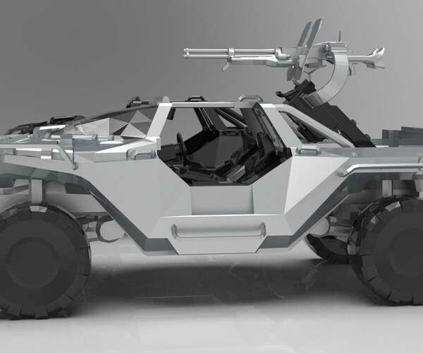 ArtStation - UNSC WARTHOG | Game Assets