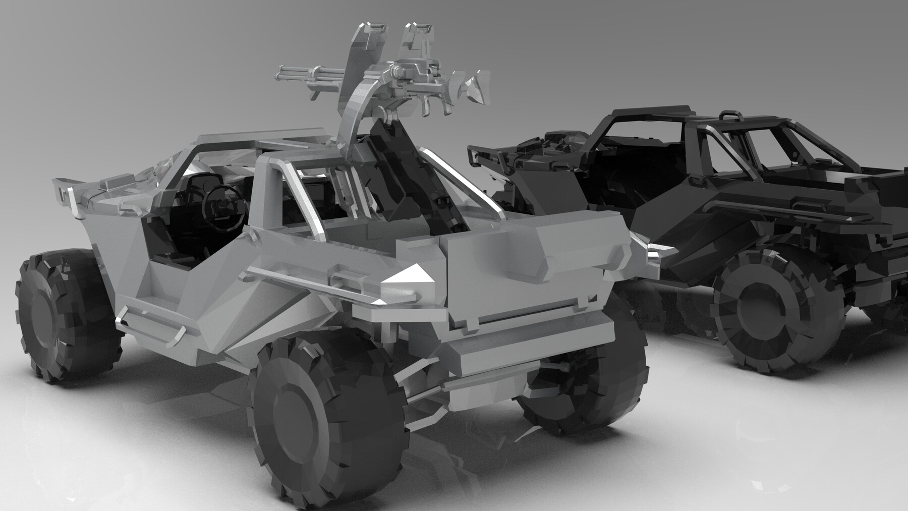 ArtStation - UNSC WARTHOG | Game Assets