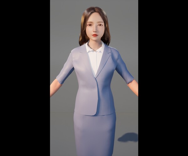ArtStation - White collar women/Business attire--Metahuman/Unreal ...