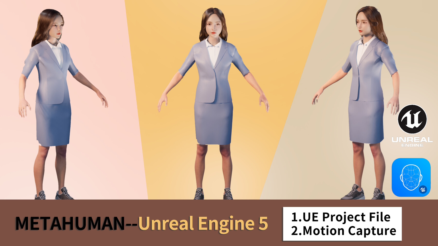 ArtStation - White collar women/Business attire--Metahuman/Unreal ...