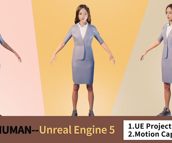 ArtStation - White collar women/Business attire--Metahuman/Unreal ...