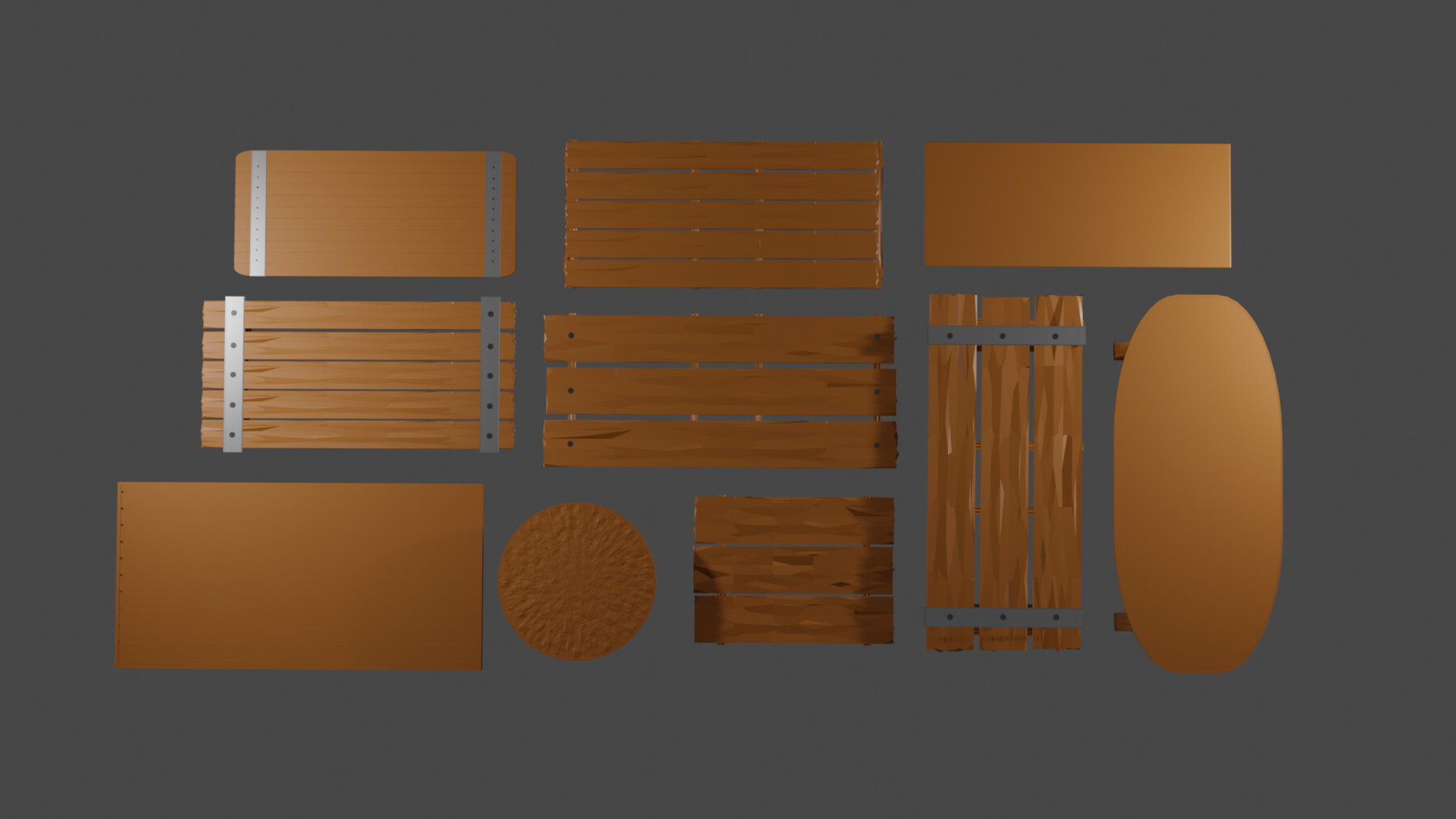 ArtStation - TABLE COLLECTION (LOW POLY) | Game Assets