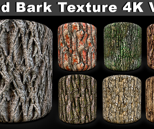 ArtStation - Wood Bark Texture 4K Vol 2 | Resources