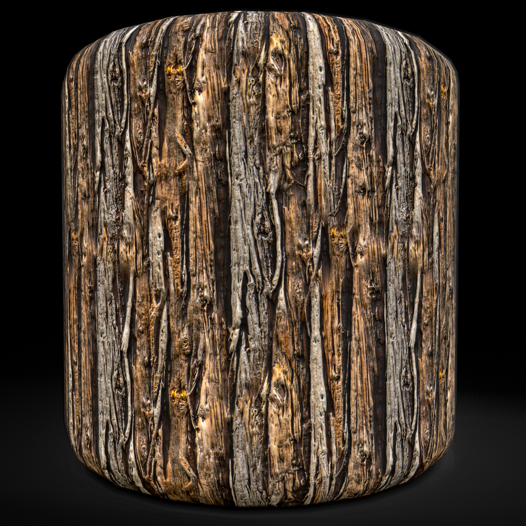 ArtStation - Wood Bark Texture 4K Vol 2 | Resources