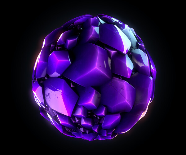 ArtStation - Crystal bundle VOL 01- SBS & SBsar | Game Assets