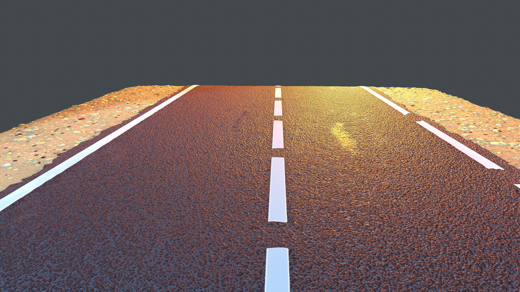 ArtStation - Road Texture Material Procedural (sbsar + 4 PBR texture ...