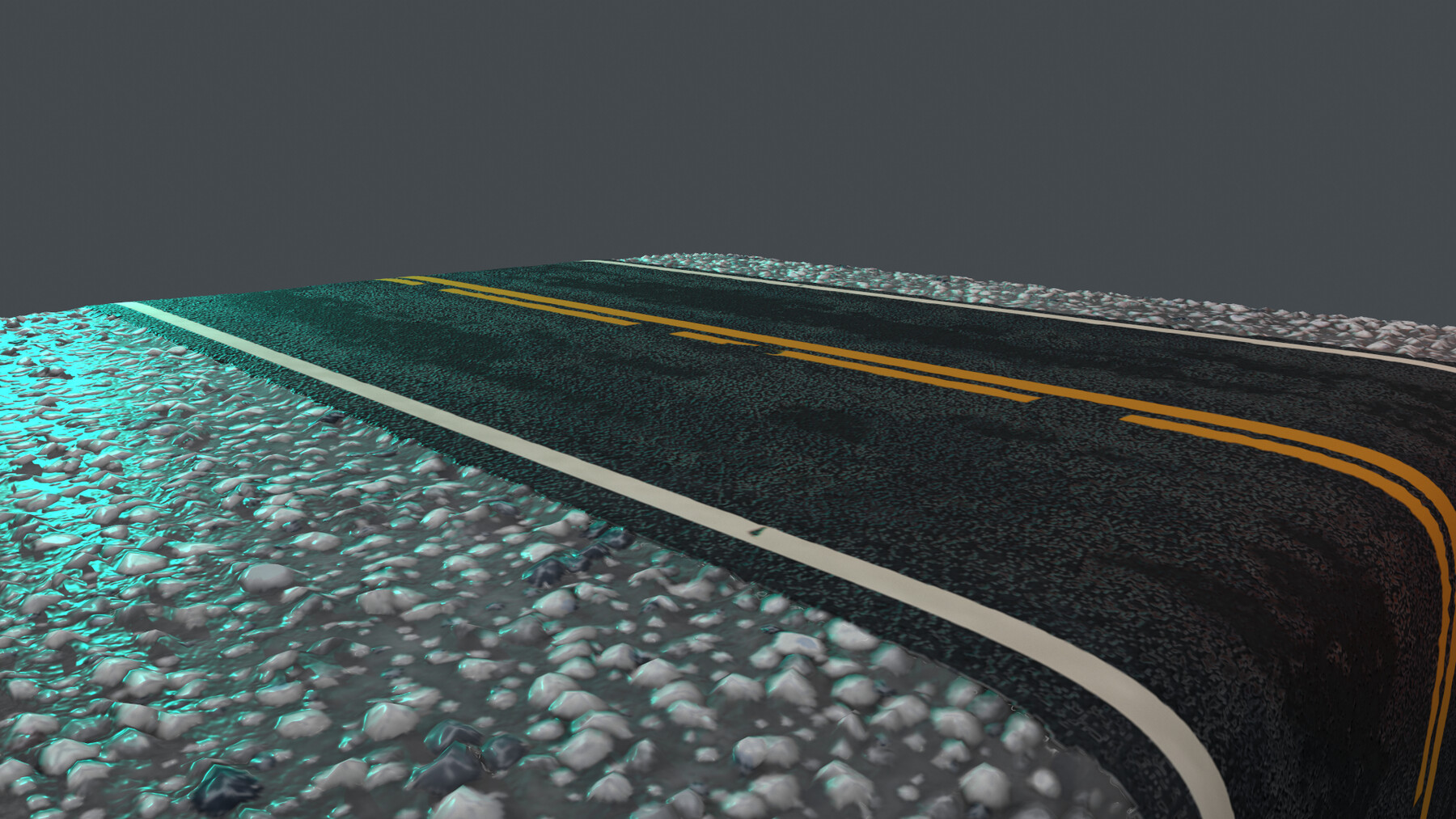 ArtStation - Road Texture Material Procedural (sbsar + 4 PBR texture ...
