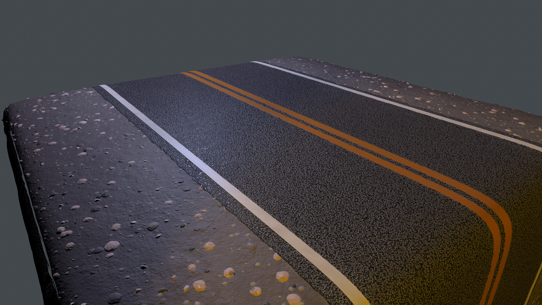 ArtStation - Road Texture Material Procedural (sbsar + 4 PBR texture ...