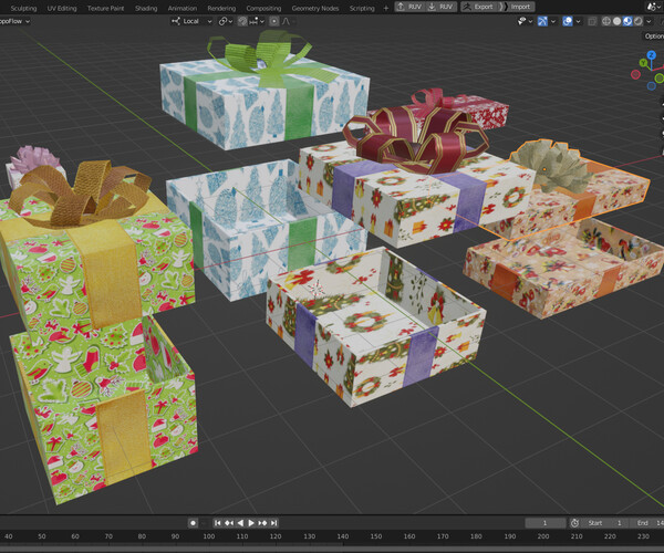 ArtStation - Gift boxes | Game Assets
