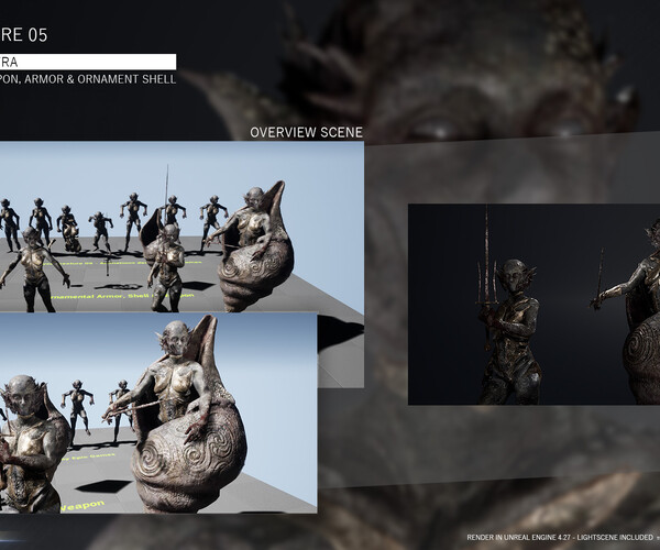 ArtStation - Abyss Creature 05 - Game Assets + Extra | Game Assets