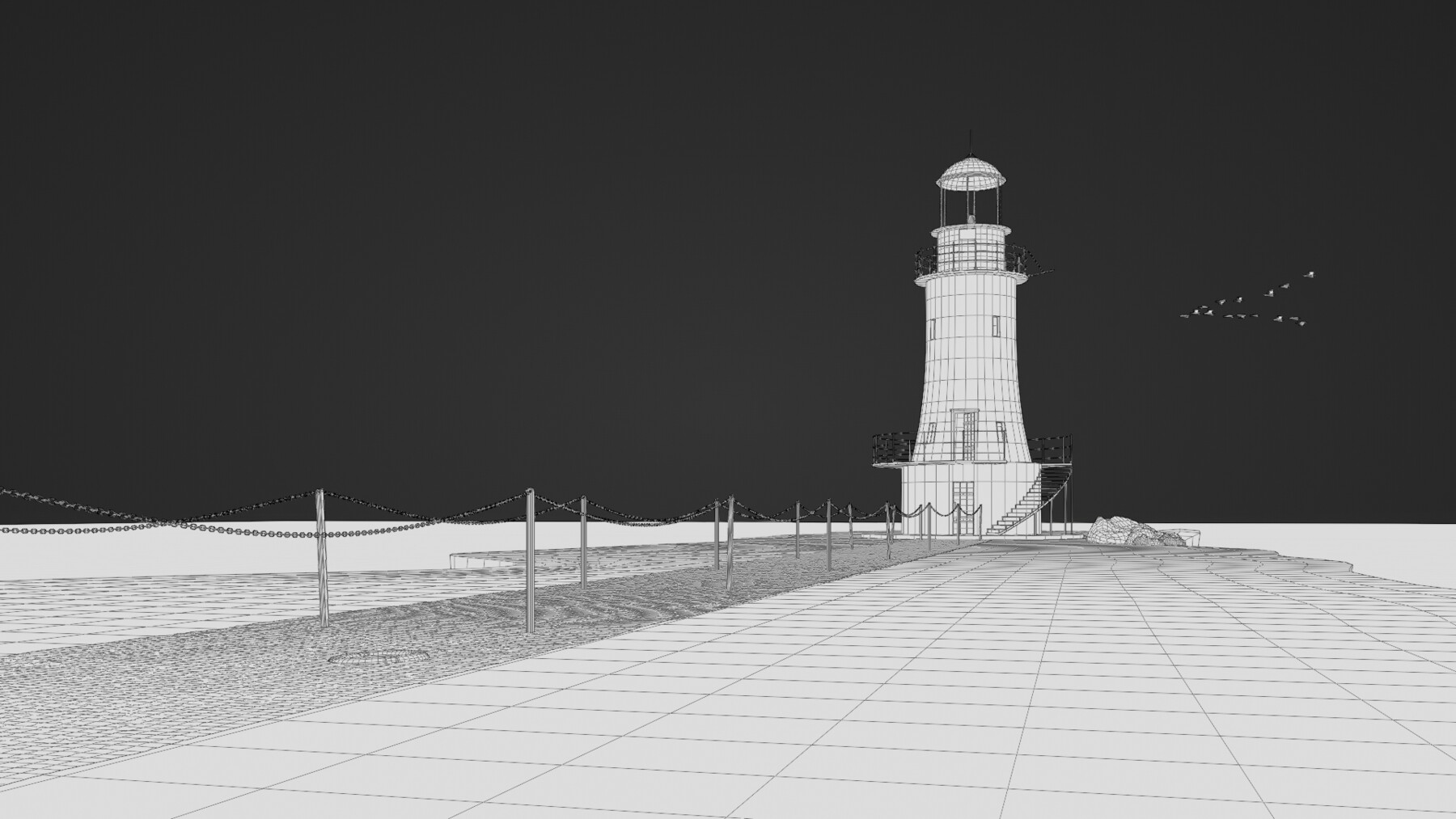 ArtStation - Lighthouse 3d Scene | Resources