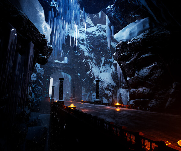 ArtStation - Nordic Cave | Game Assets