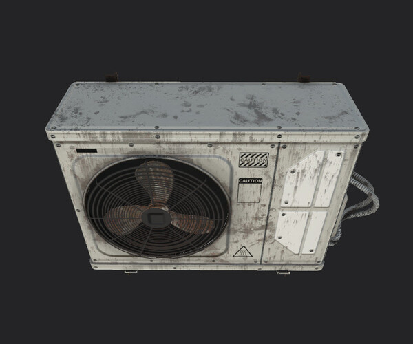 ArtStation - Air Conditioner Outdoor Unit | Resources