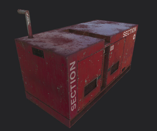 ArtStation - Diesel generator | Resources