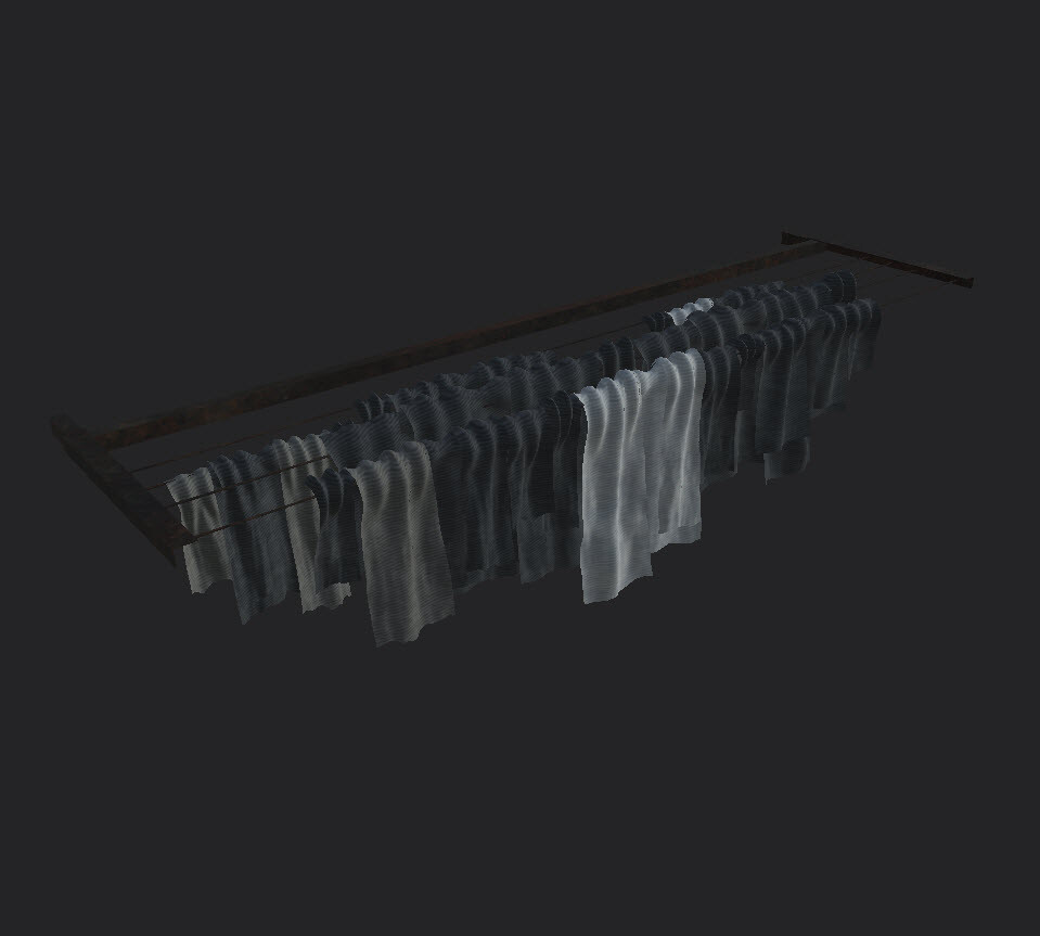 ArtStation - Hanging Cloths | Resources