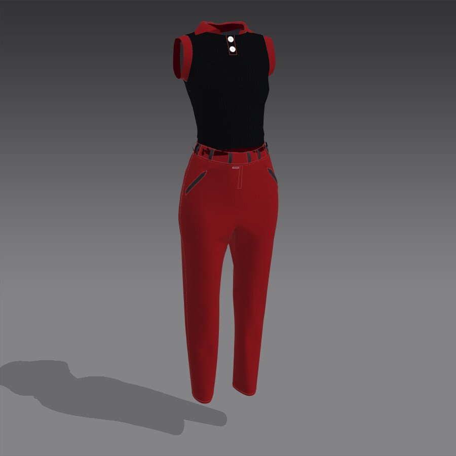 ArtStation - High School Uniform pack x8 | Game Assets