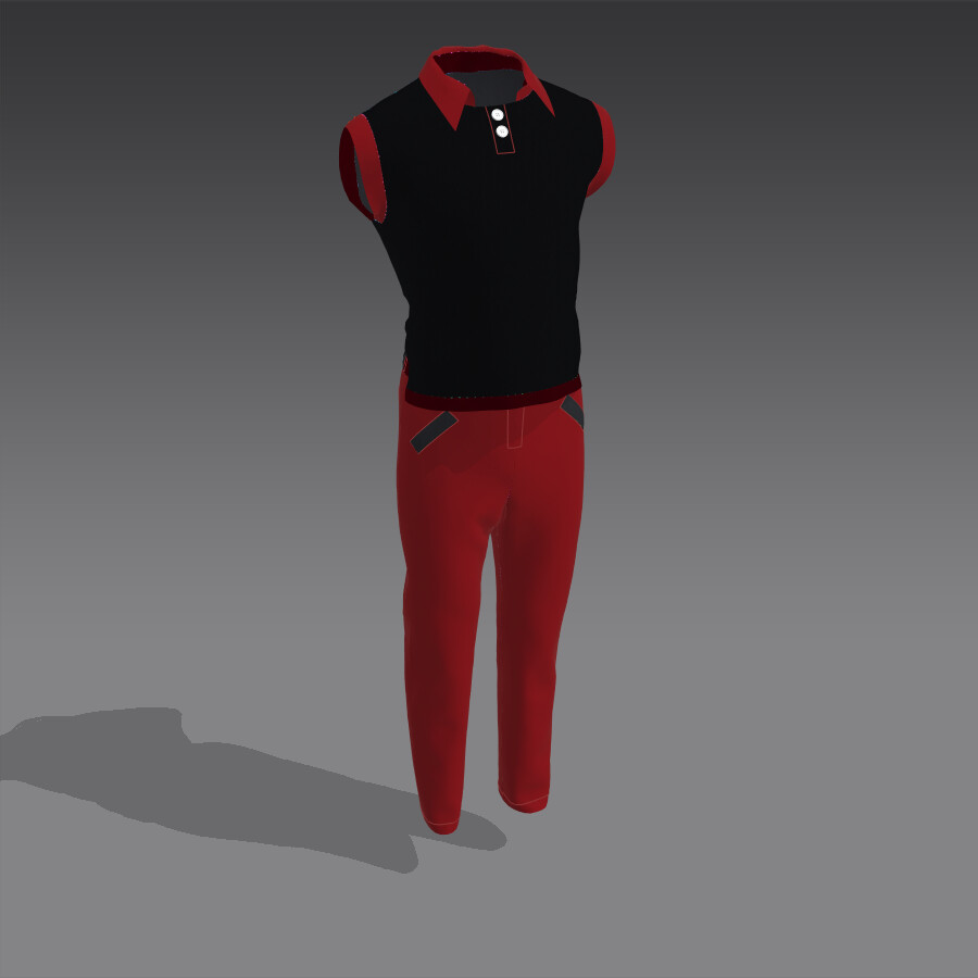 ArtStation - High School Uniform pack x8 | Game Assets