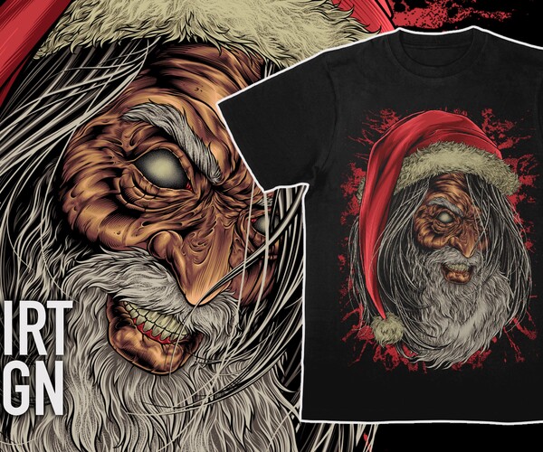 ArtStation - BAD SANTA ARTWORK DESIGN | Artworks