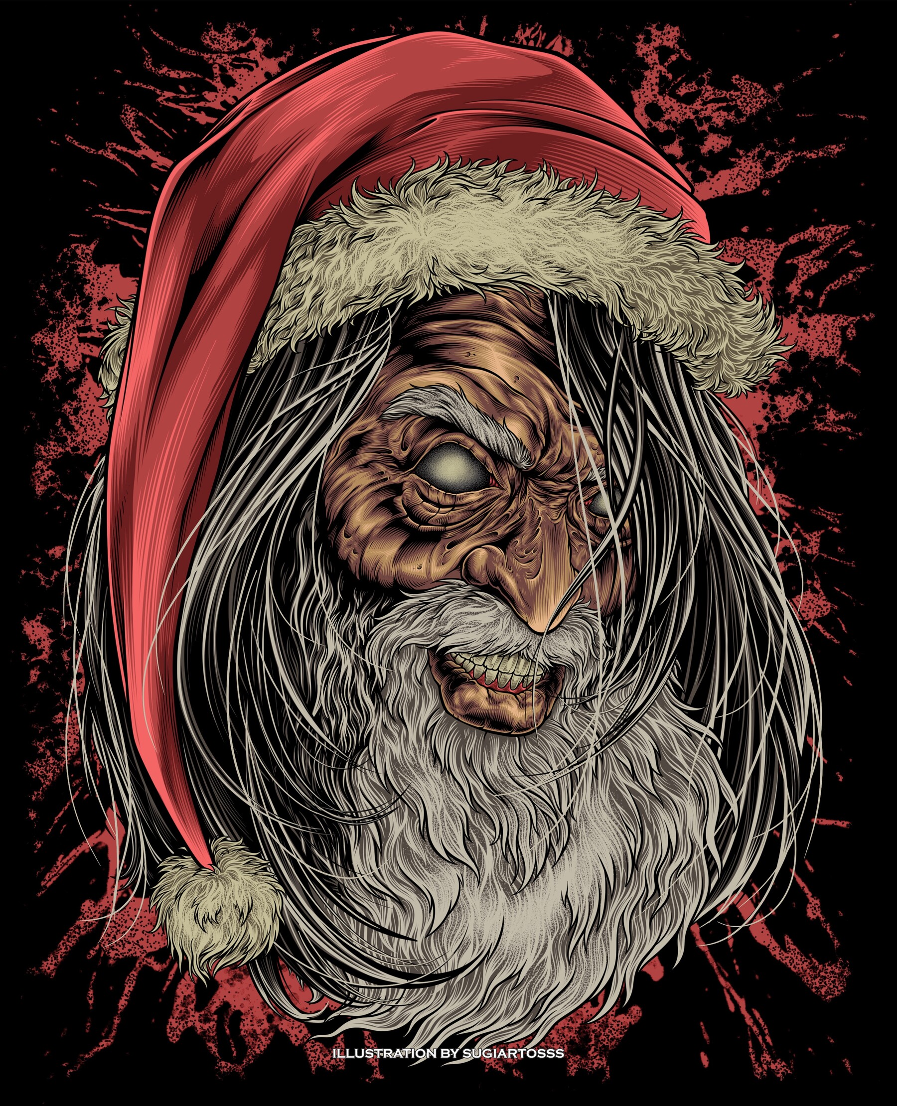 ArtStation - BAD SANTA ARTWORK DESIGN | Artworks