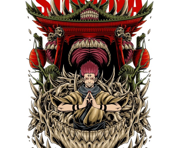 ArtStation - SUKUNA ARTWORK DESIGN | Artworks