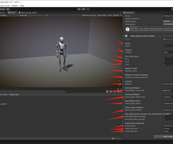 ArtStation - Unity VFX - Mesh Split Effect | Game Assets