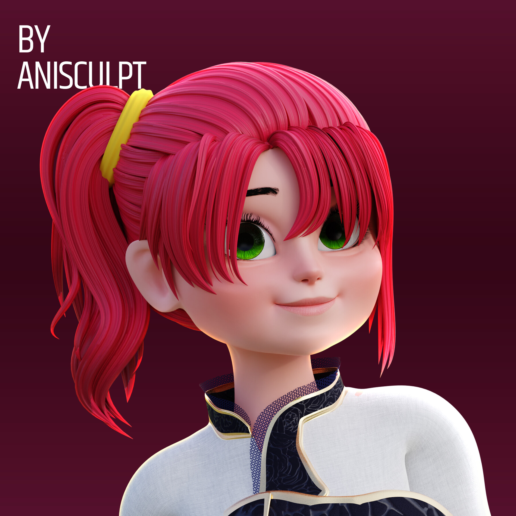 ArtStation - Girl - FULLY RIGGED | Game Assets