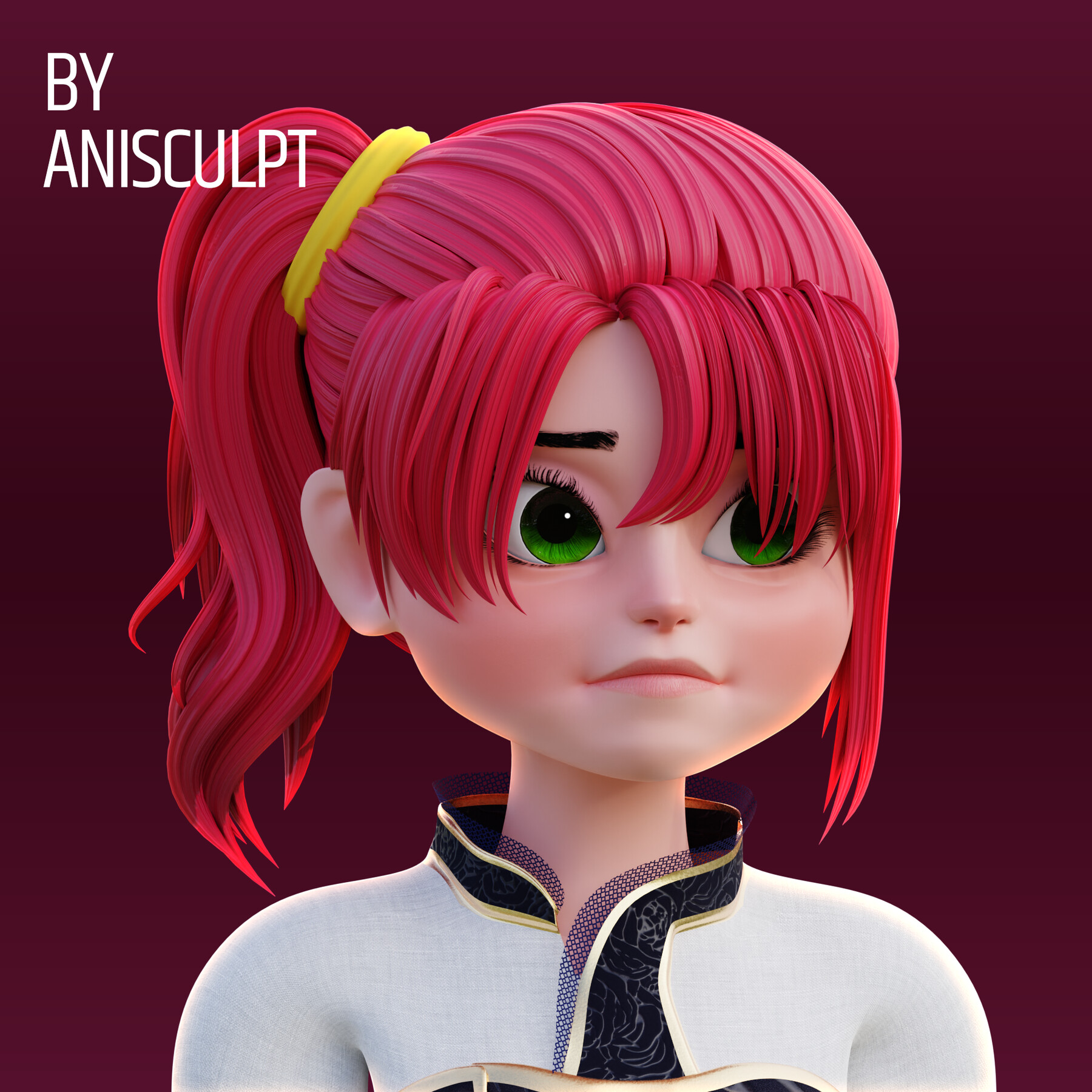 ArtStation - Girl - FULLY RIGGED | Game Assets