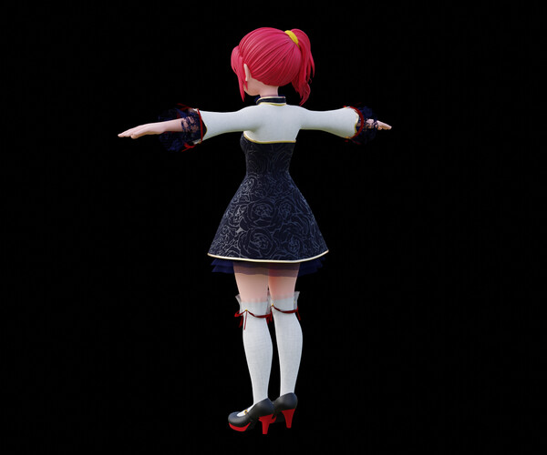 ArtStation - Girl - FULLY RIGGED | Game Assets