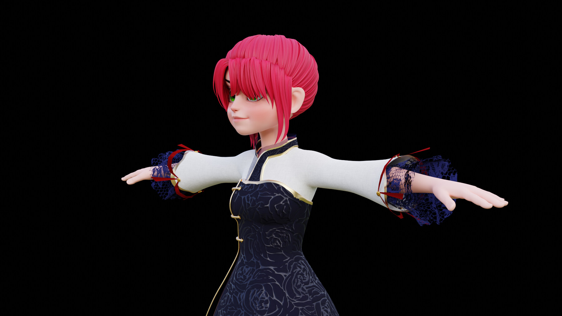 ArtStation - Girl - FULLY RIGGED | Game Assets