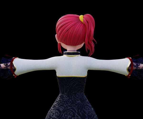 ArtStation - Girl - FULLY RIGGED | Game Assets
