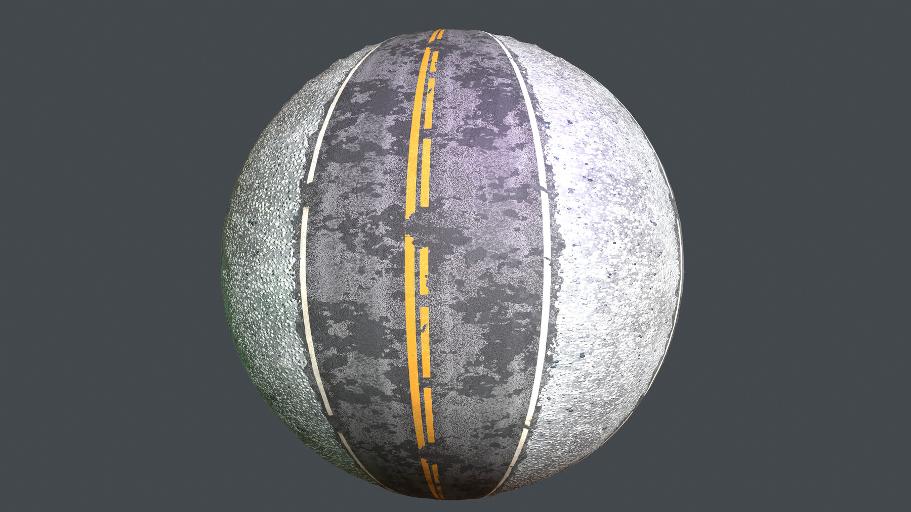 ArtStation - Road Texture Material Procedural (sbsar + 4 PBR texture ...