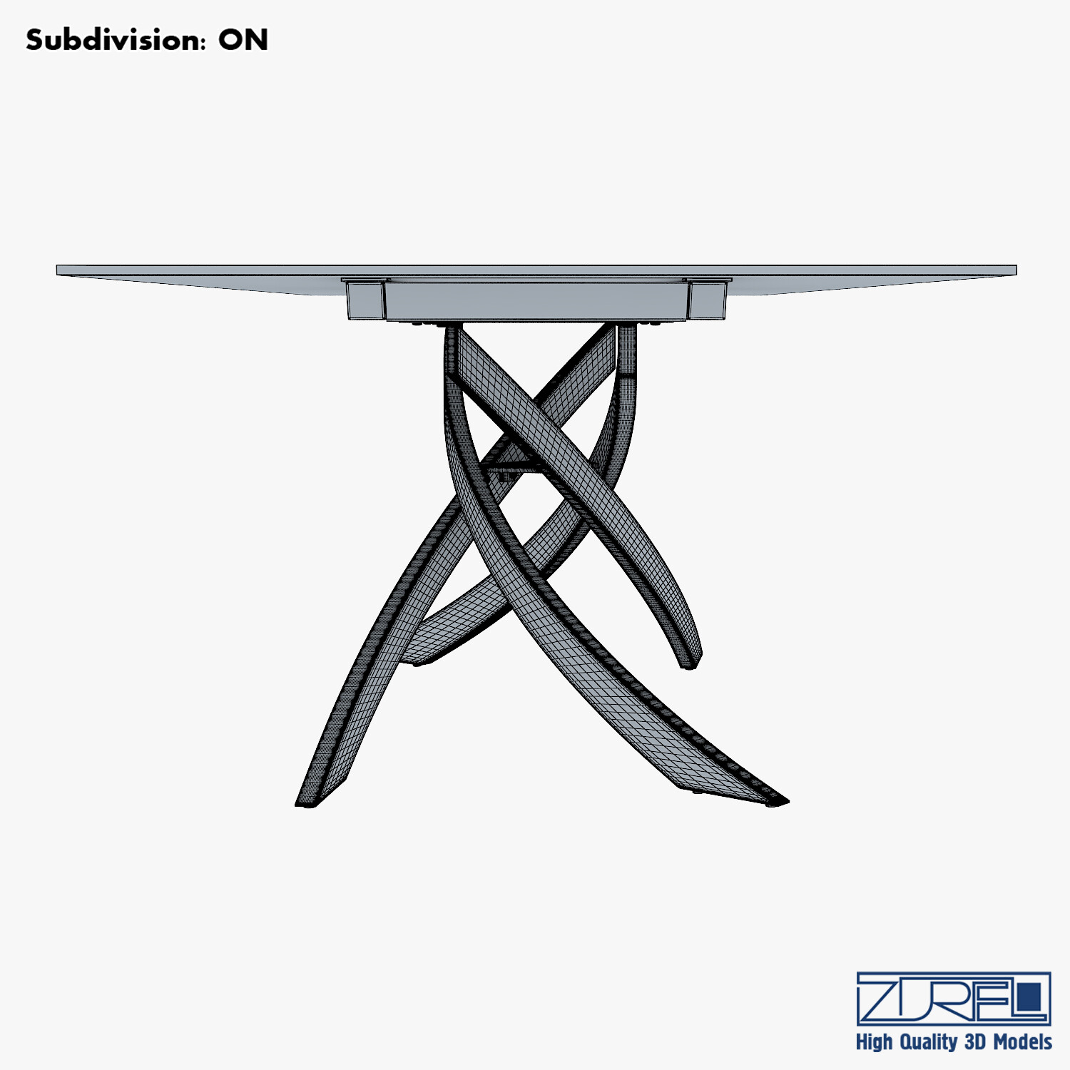 ArtStation - Bontempi Artistico Glass Dining Table | Resources