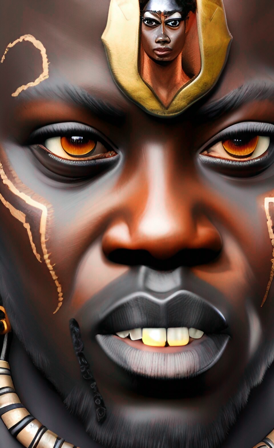 ArtStation - Ogun with large iron spears 13100 jpg pack wombo art | Artworks