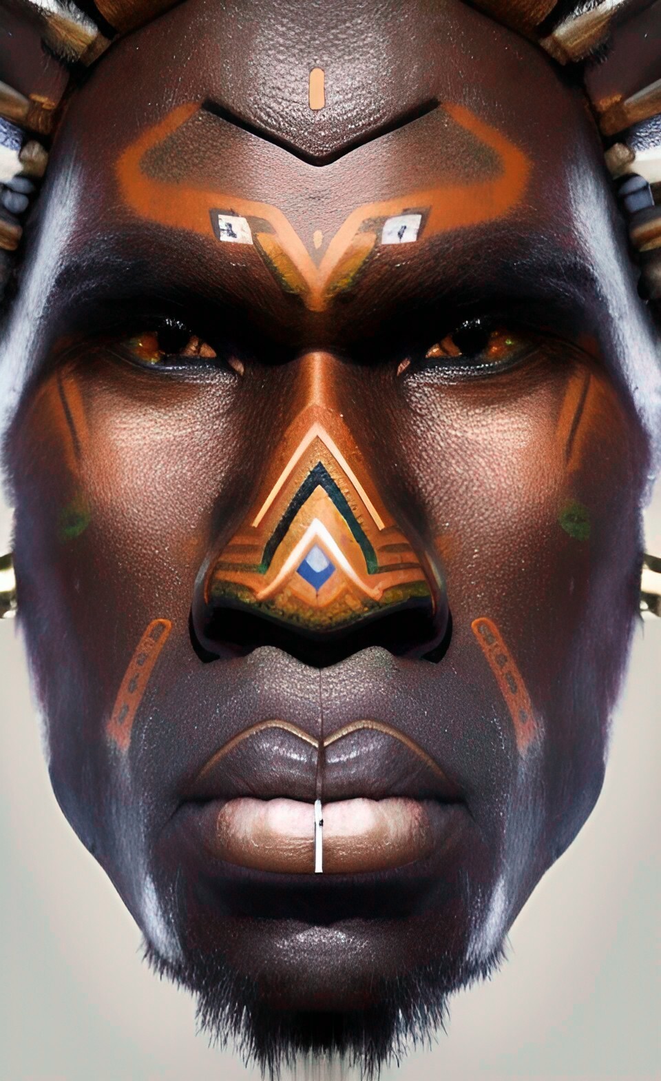 ArtStation - Ogun with large iron spears 13100 jpg pack wombo art | Artworks