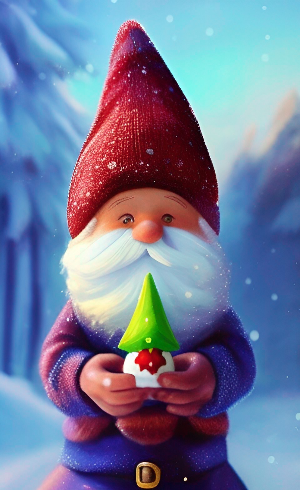 ArtStation - gnomes in winter 6200 jpg pack wombo art | Artworks