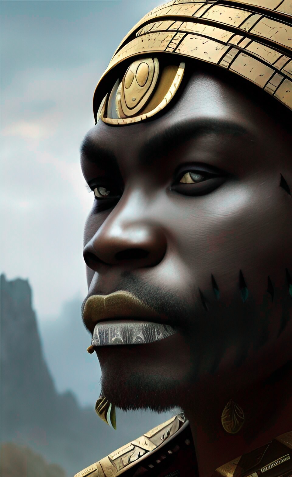 ArtStation - Ogun with large iron spears 13100 jpg pack wombo art | Artworks