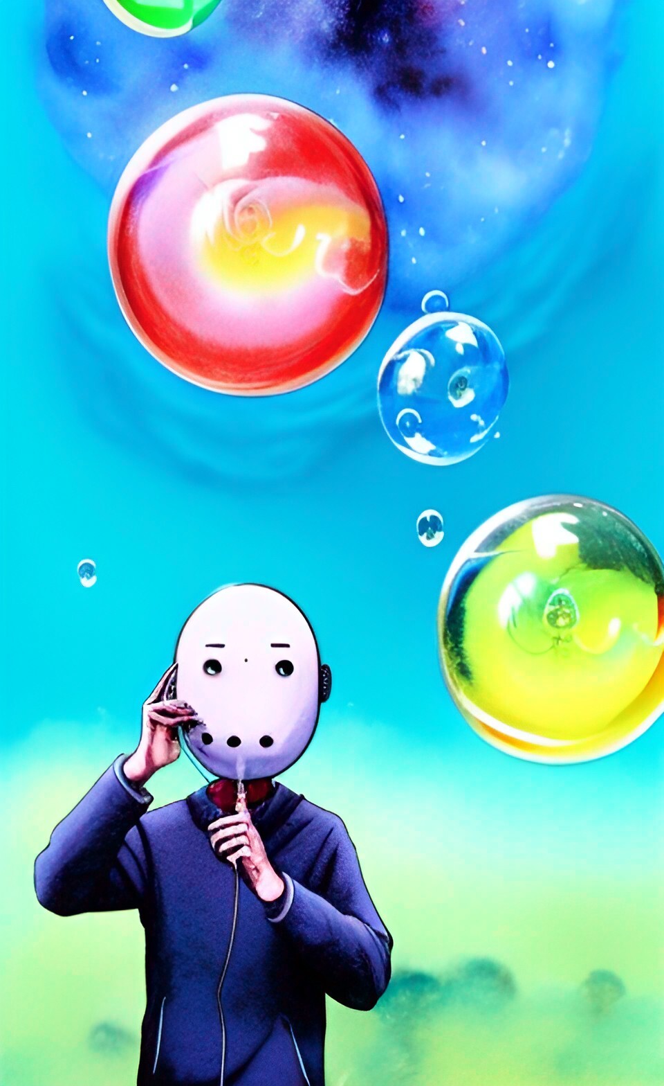 ArtStation - bubble bubble head 7800 jpg pack wombo art | Artworks
