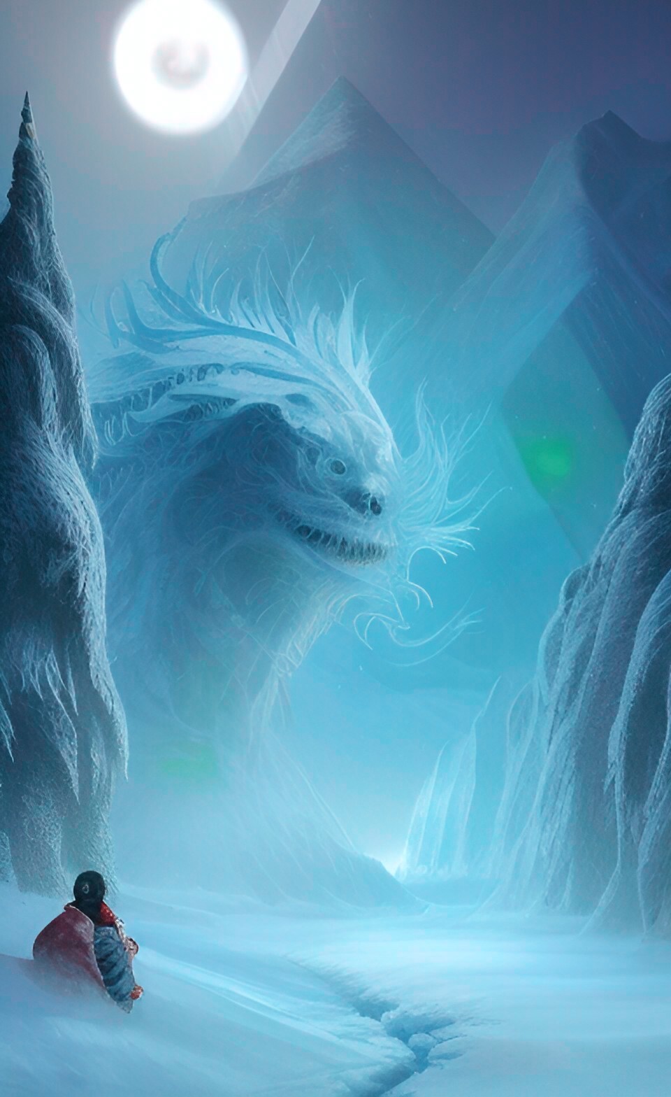 ArtStation - A monster in the Arctic covered in snow 13800 jpg pack ...