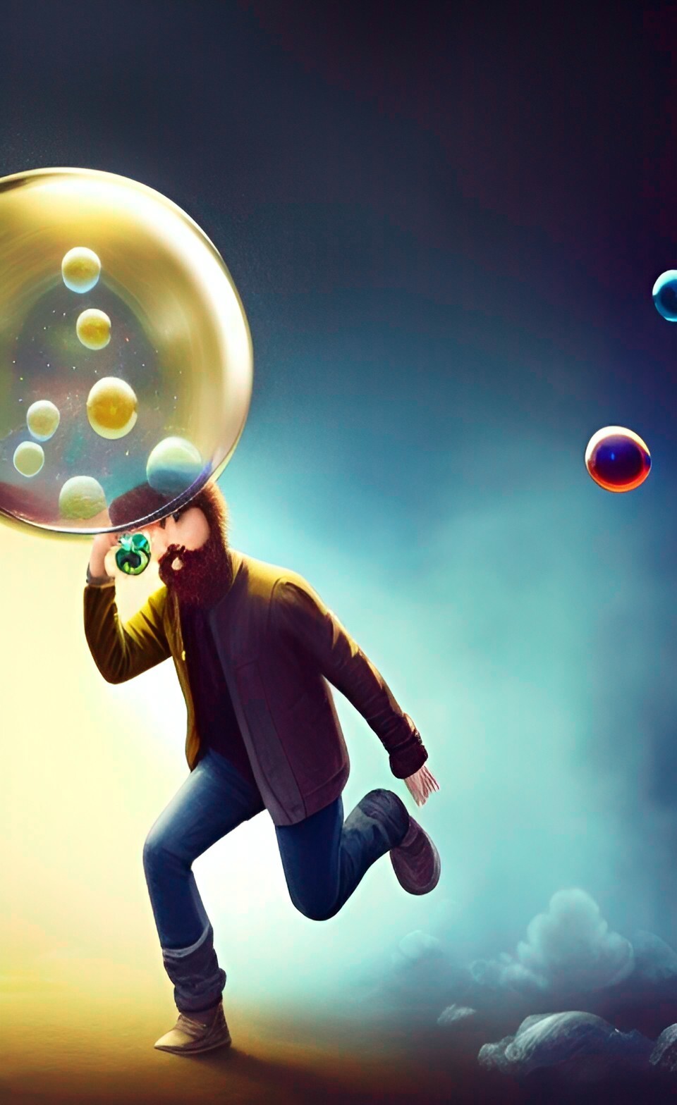 ArtStation - bubble bubble head 7800 jpg pack wombo art | Artworks