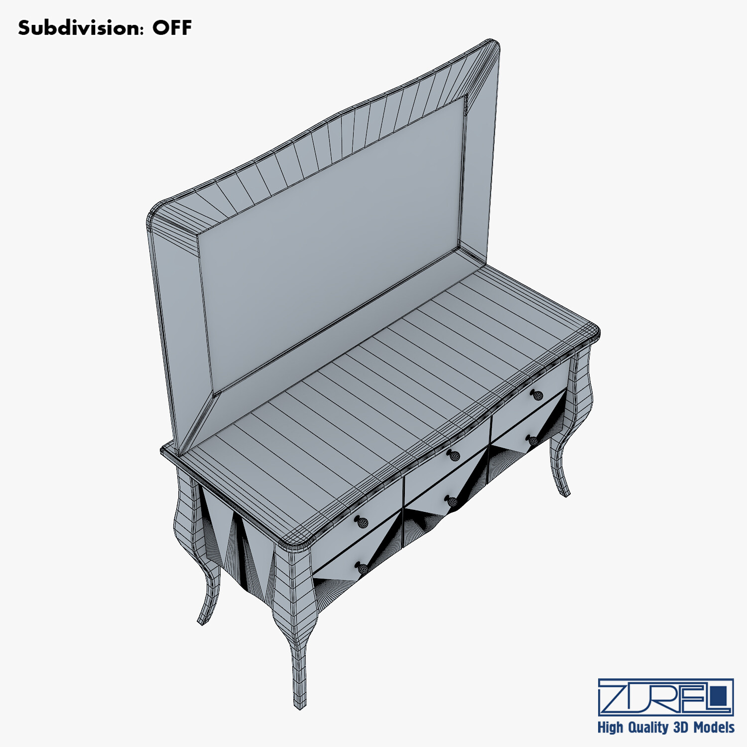 ArtStation - Arron Cosmetic Dressing Table | Resources