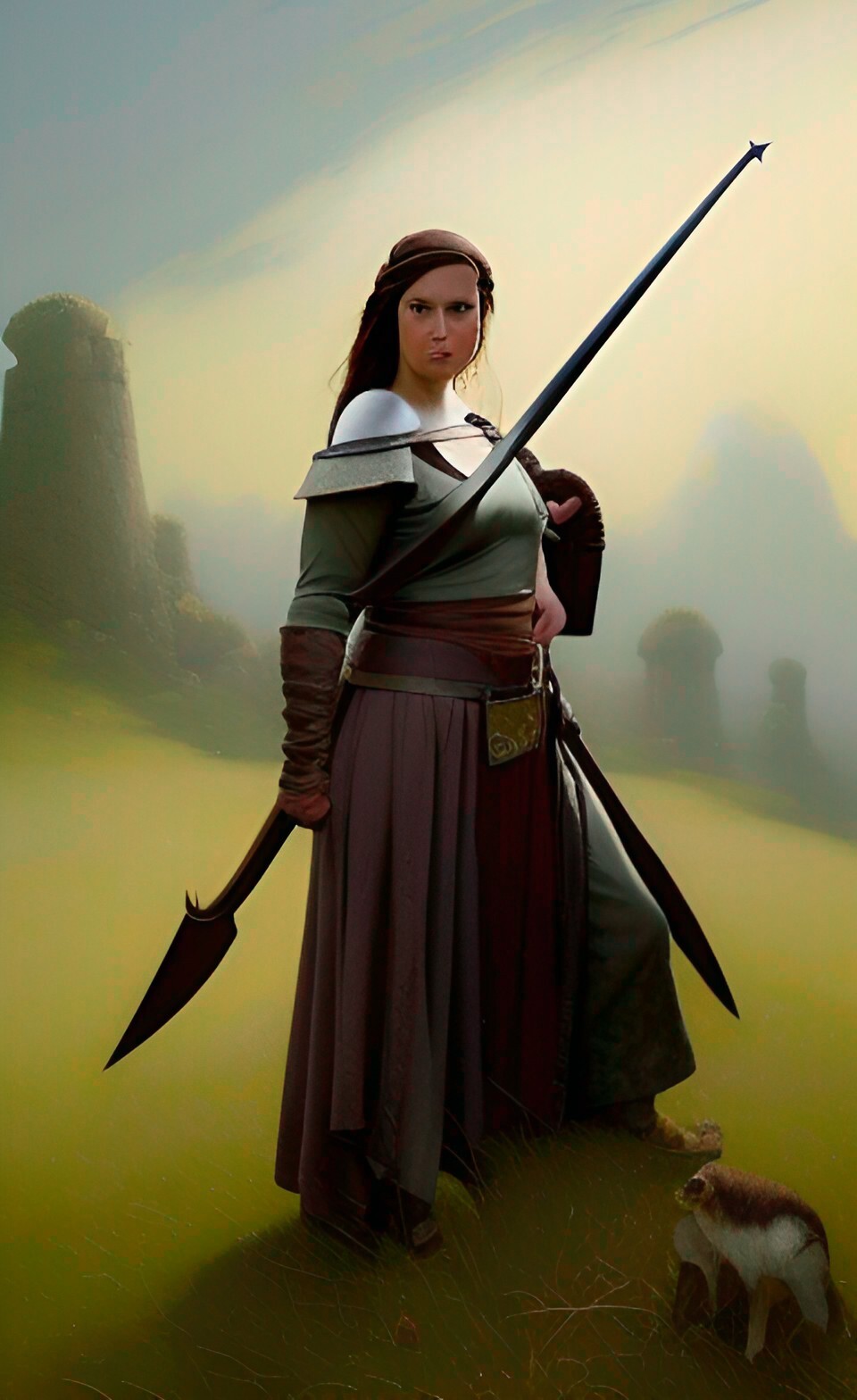 ArtStation - medieval chubby beautiful hunter girl 5800 jpg pack wombo ...