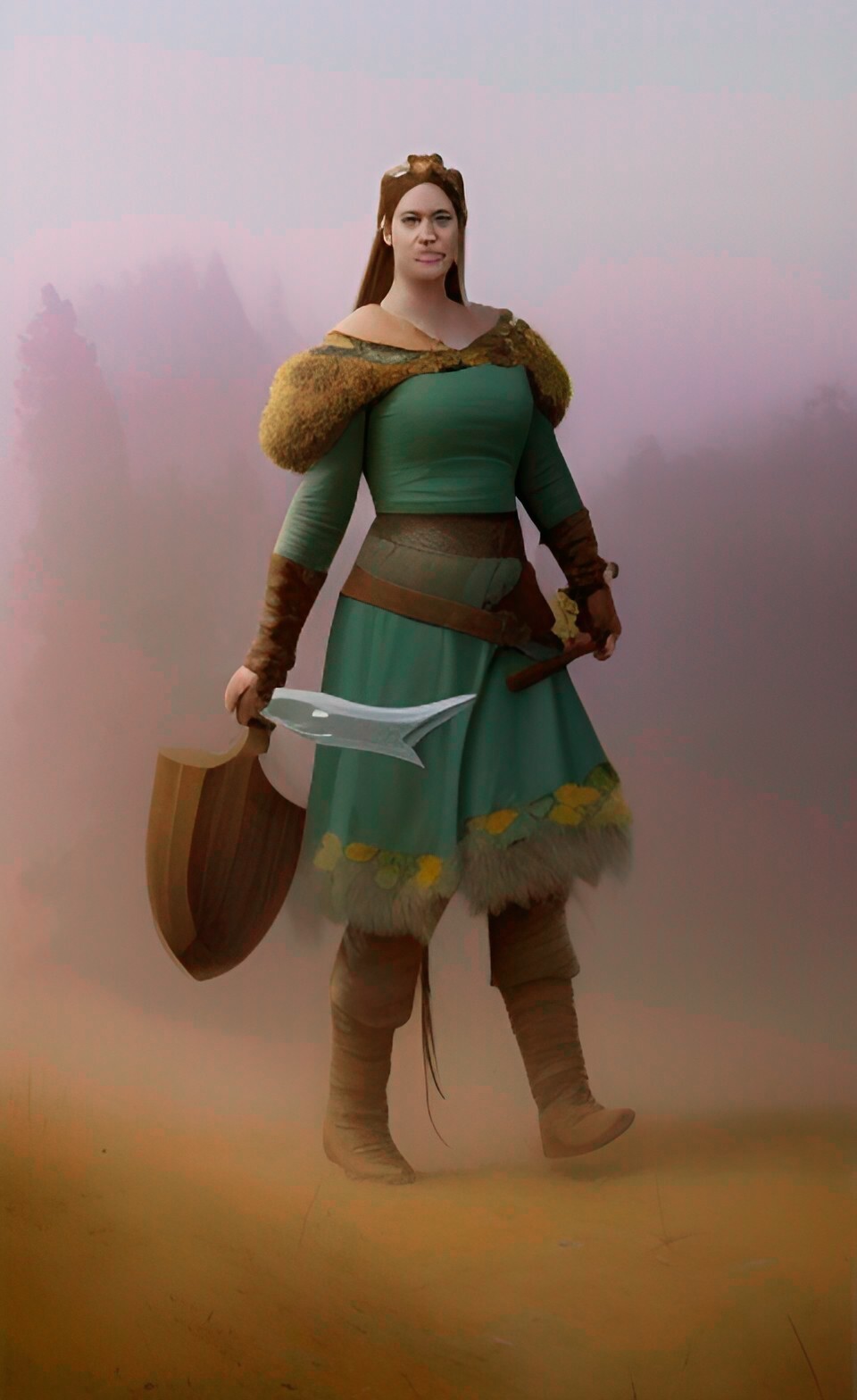 ArtStation - medieval chubby beautiful hunter girl 5800 jpg pack wombo ...