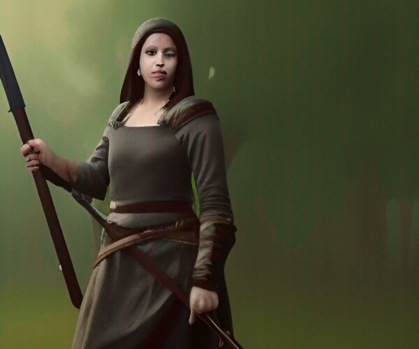ArtStation - medieval chubby beautiful hunter girl 5800 jpg pack wombo ...